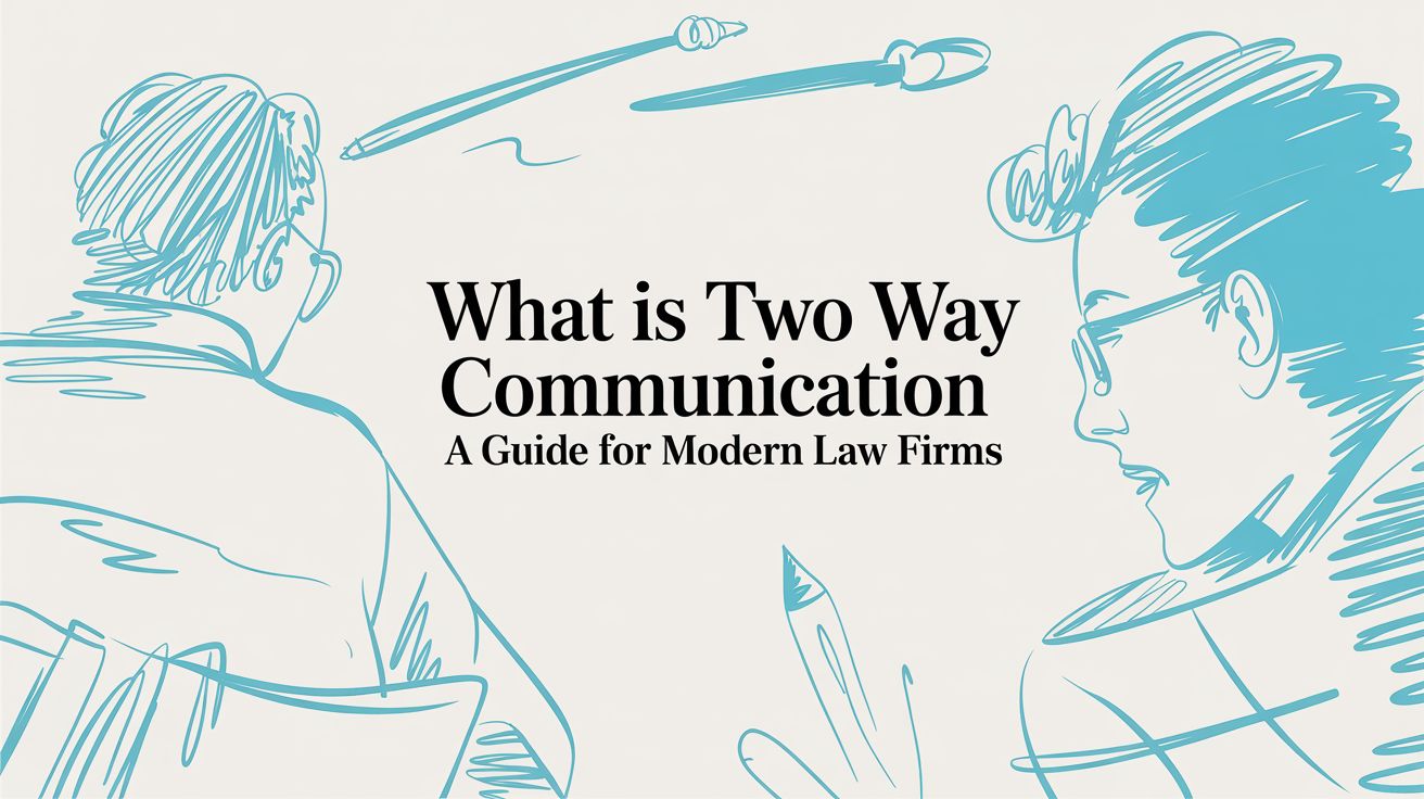 What Is Two Way Communication A Guide for Modern Law Firms